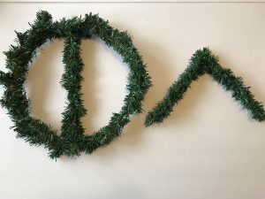 Peace Sign Wreath - Slumbering Alligator